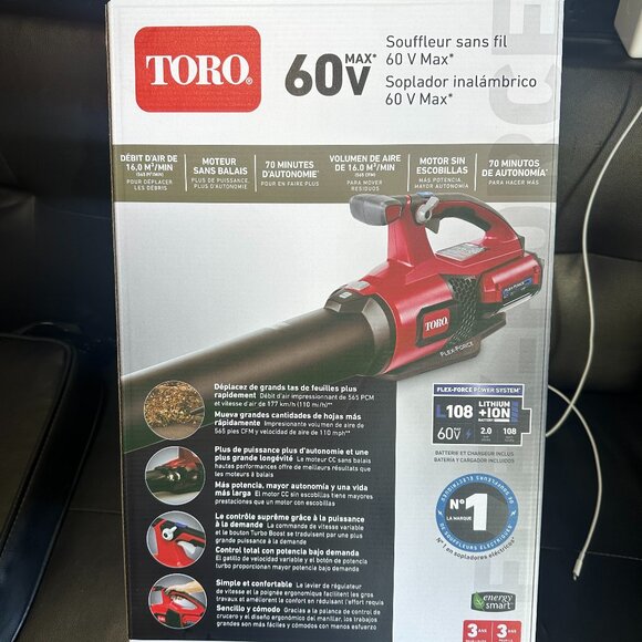 Toro | Other | Toro Flexforce 5821 6v 565 Cfm Cordless Leaf Blower With ...